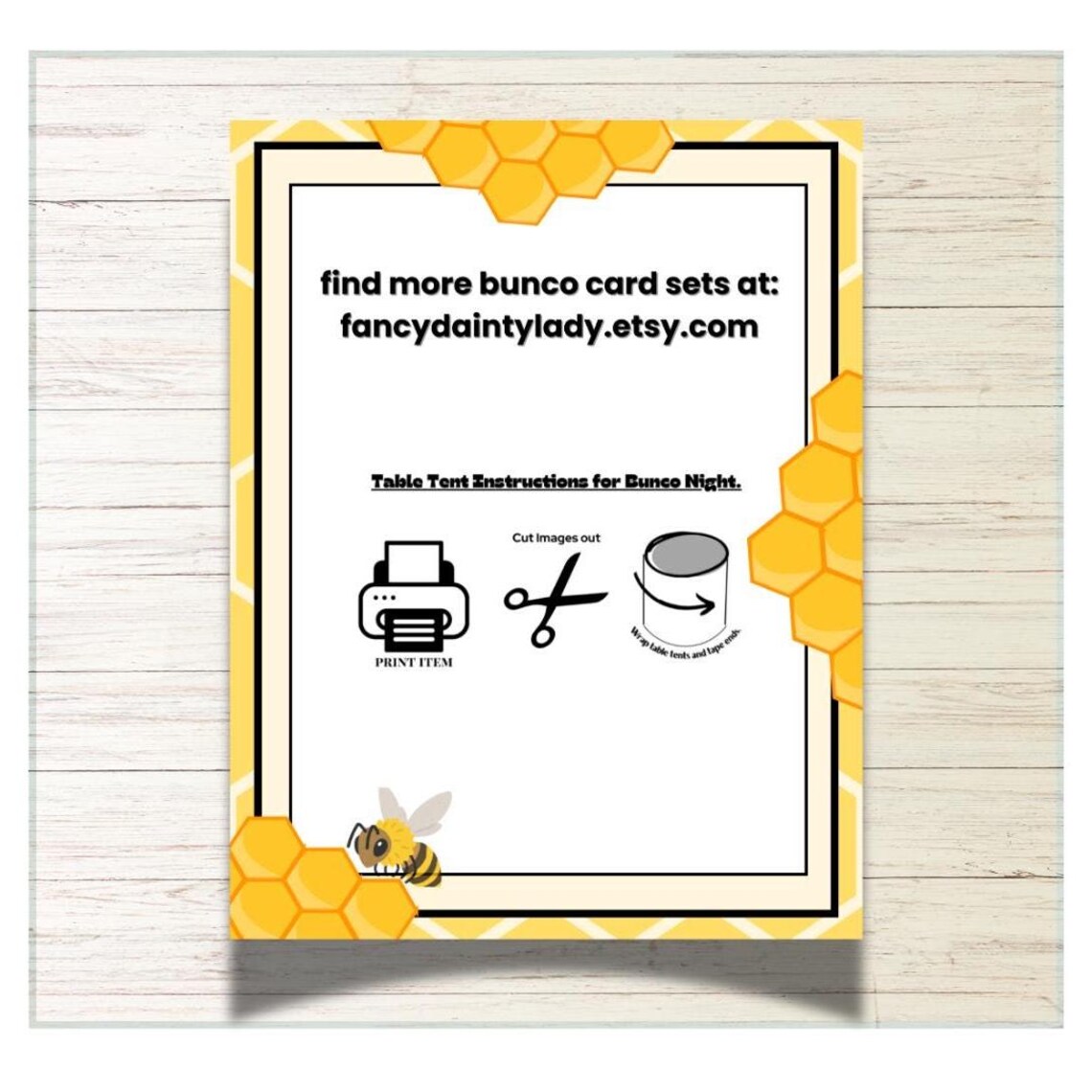Bunco Score Sheet, Bunco Score Card, Bunco Digital, Bunco Download ...