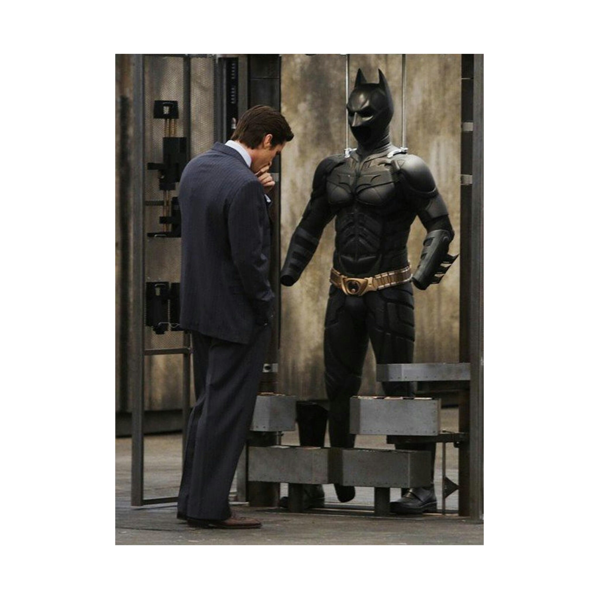 Batman's Reflection: Premium Matte Poster - Etsy