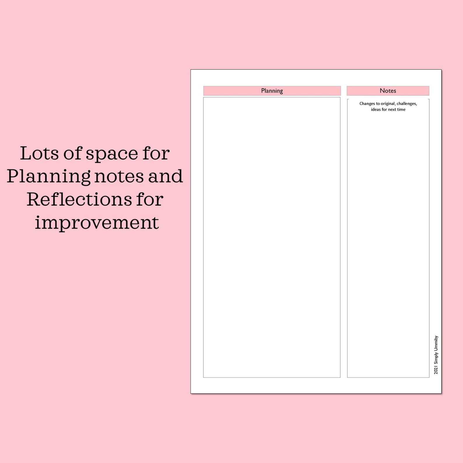 Craft Project Planning Template - Etsy