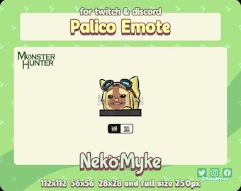 Monster Hunter Twitch & Discord Emotes | Monster Hunter Emotes for Sub ...
