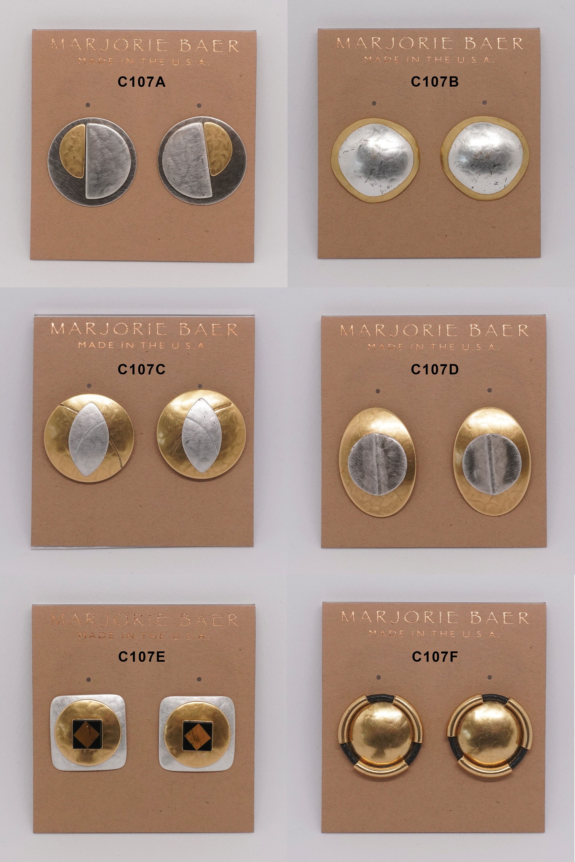 Marjorie Baer Handmade Clip on (for Non-pierced Ears) Earring, Mother’s ...