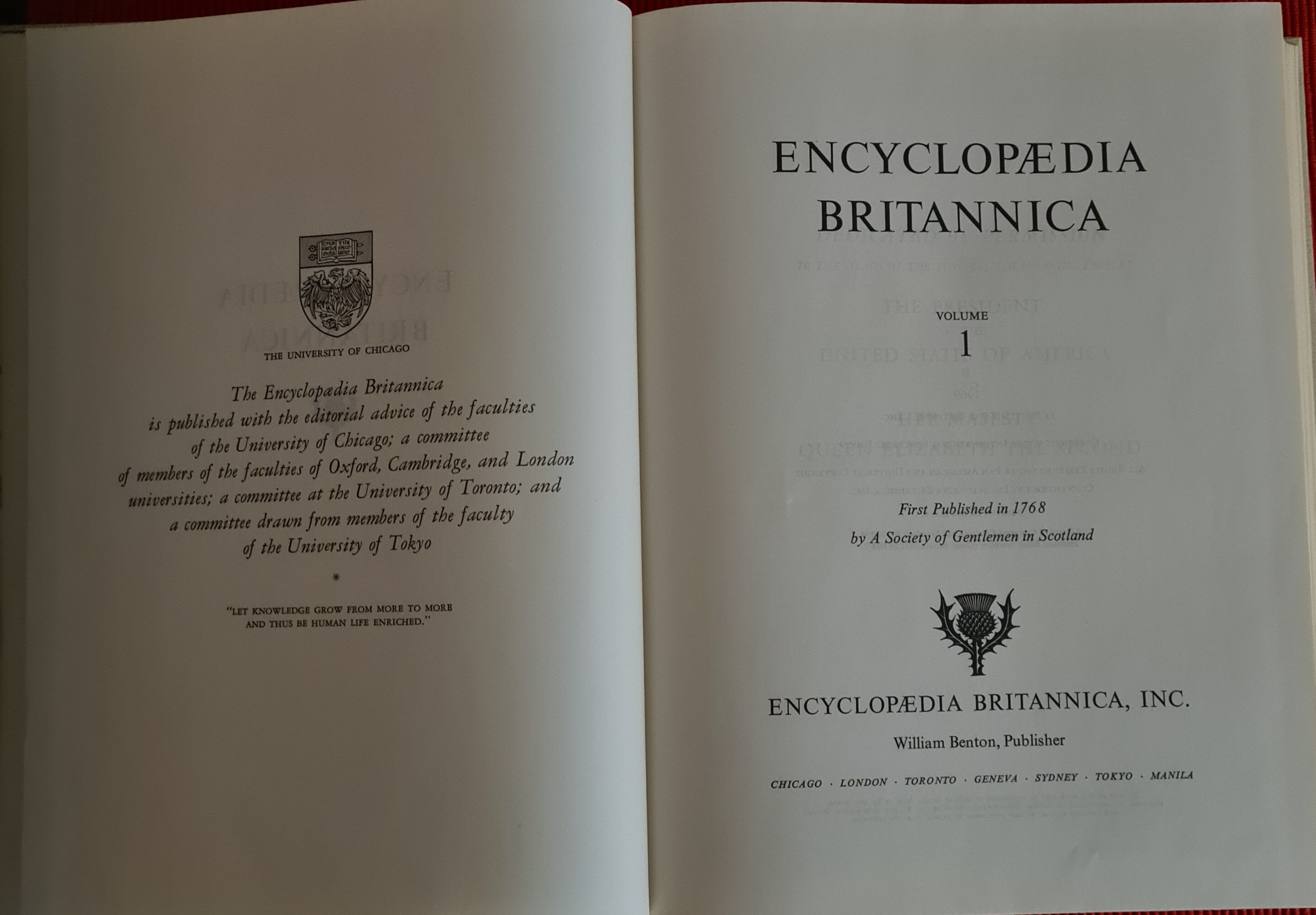 Encyclopedia Britannica First Edition