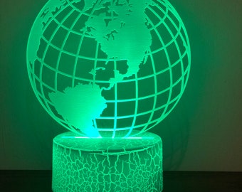 Globe Light | Etsy