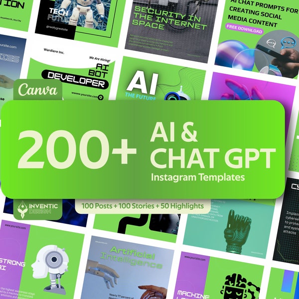 Chat Gpt Instagram Template - Etsy