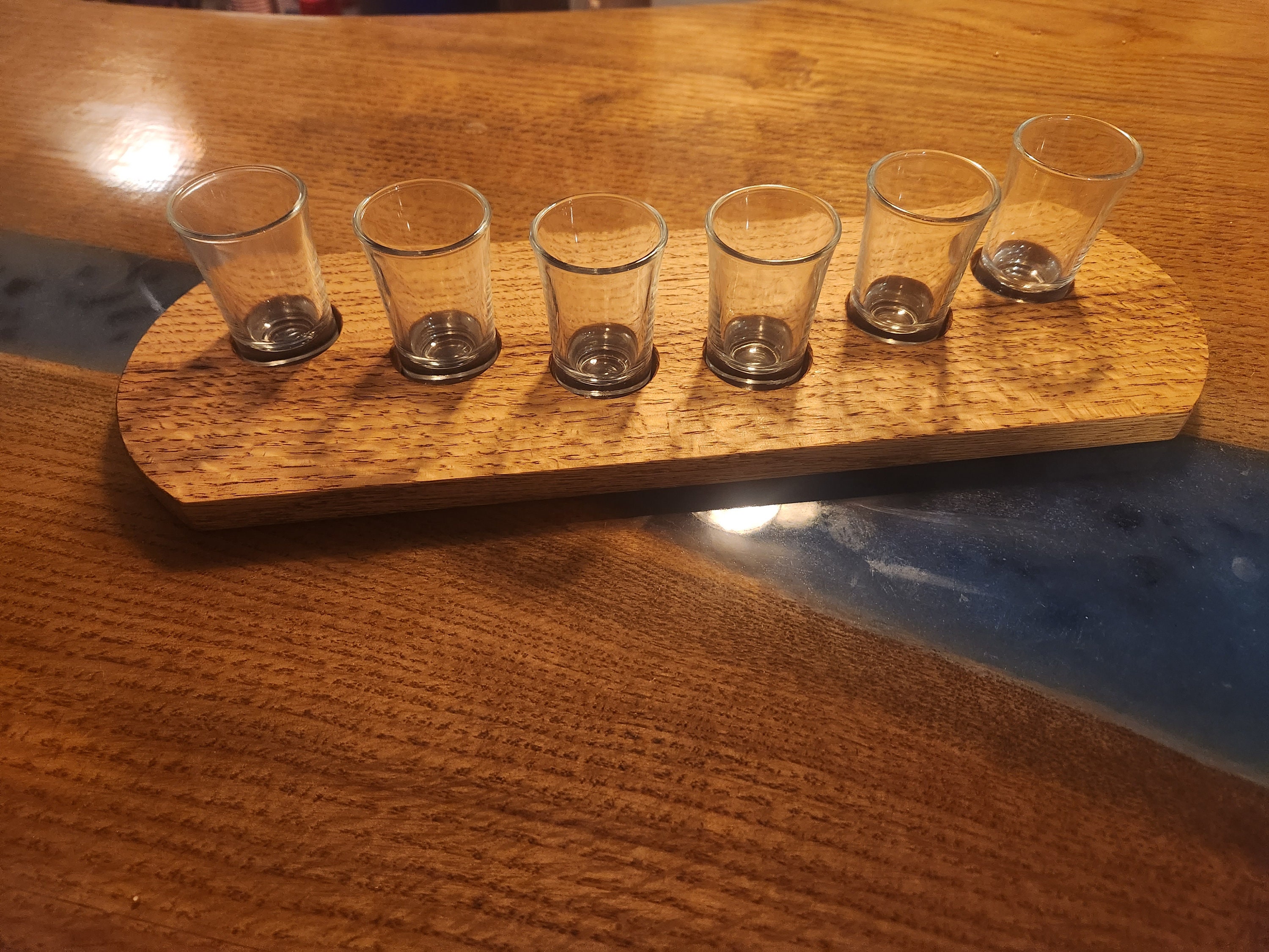 Shot Glass Flight Board, Shot Flight, Party Tray, Charcuterie, Handmade ...