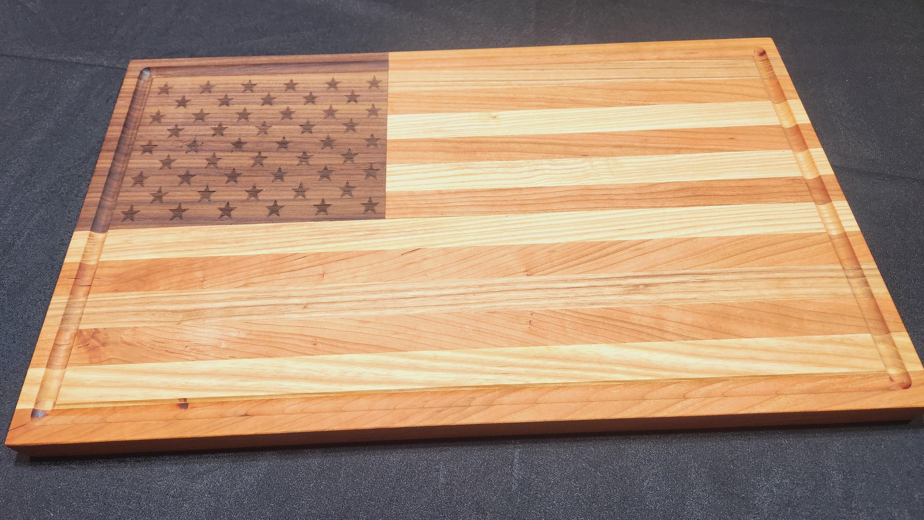 American Flag Cutting Board, U.S. Flag Cutting Board, Personalized ...