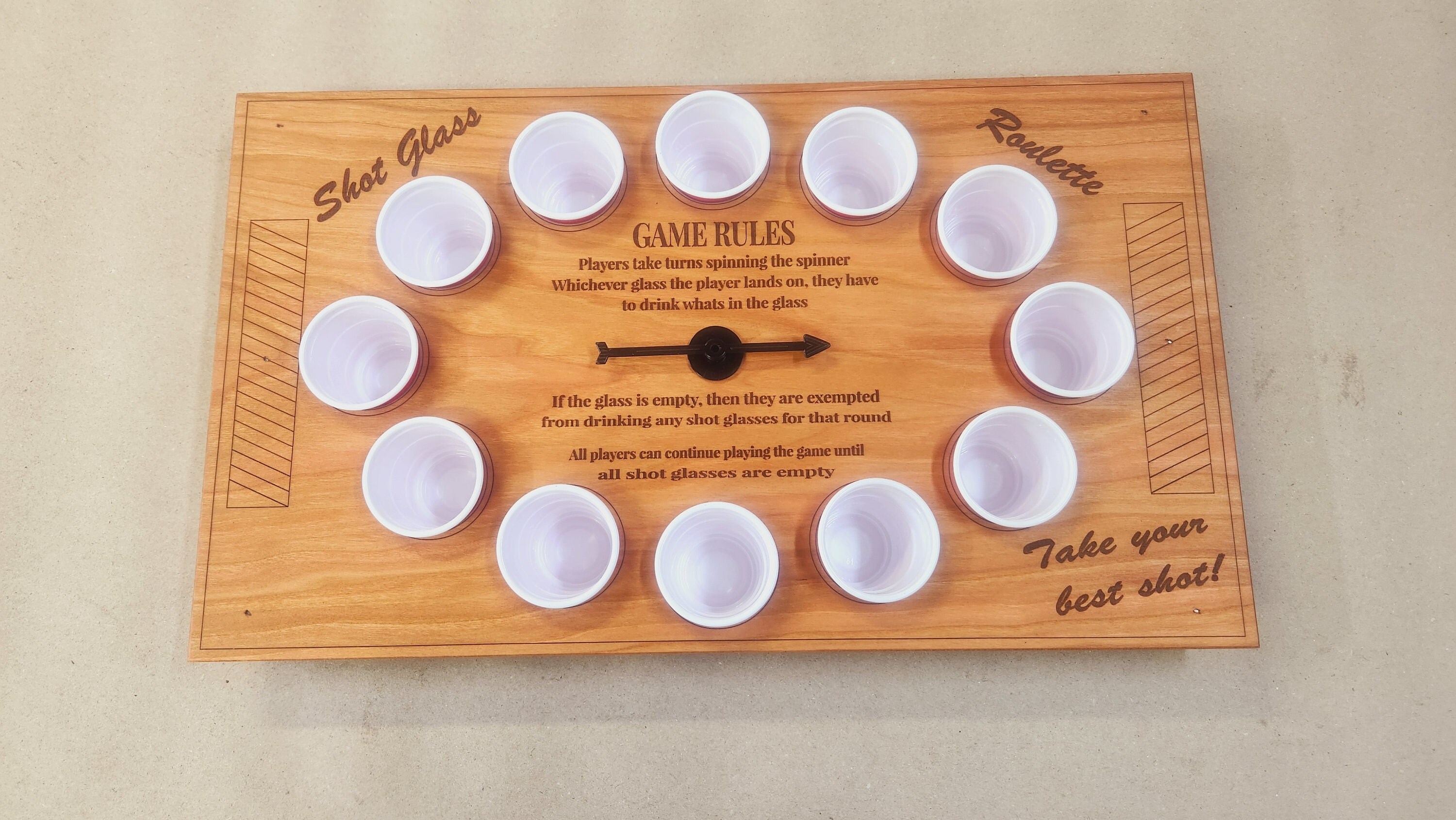 Shot Glass Roulette Game, Shot Game, Adult Game, Whiskey Glass, Shot ...