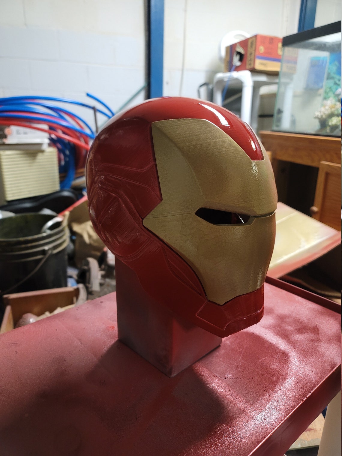 Iron Man Mark 85 Helmet UNPAINTED - Etsy