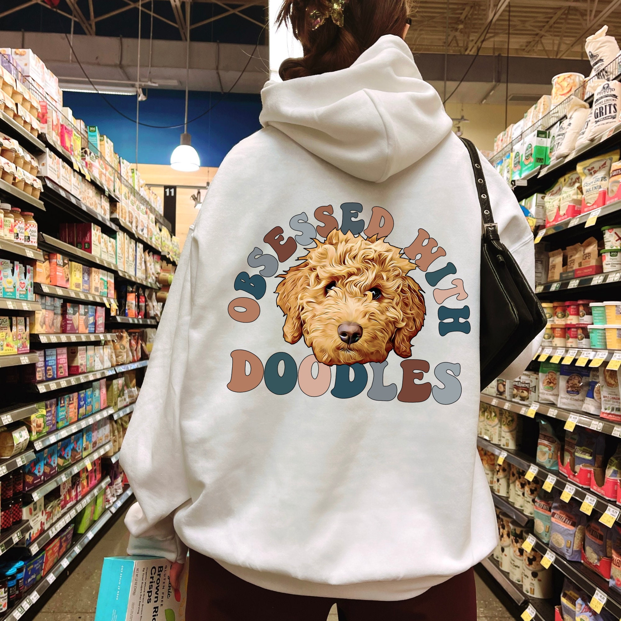 Obsessed With Doodles Crewneck Sweatshirt, Dog Mom Gift, Doodle Dog ...