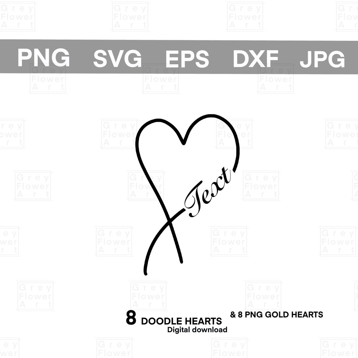 Heart Svg Bundle, Heart Svg, Hand Drawn Heart Svg, Open Heart Svg ...