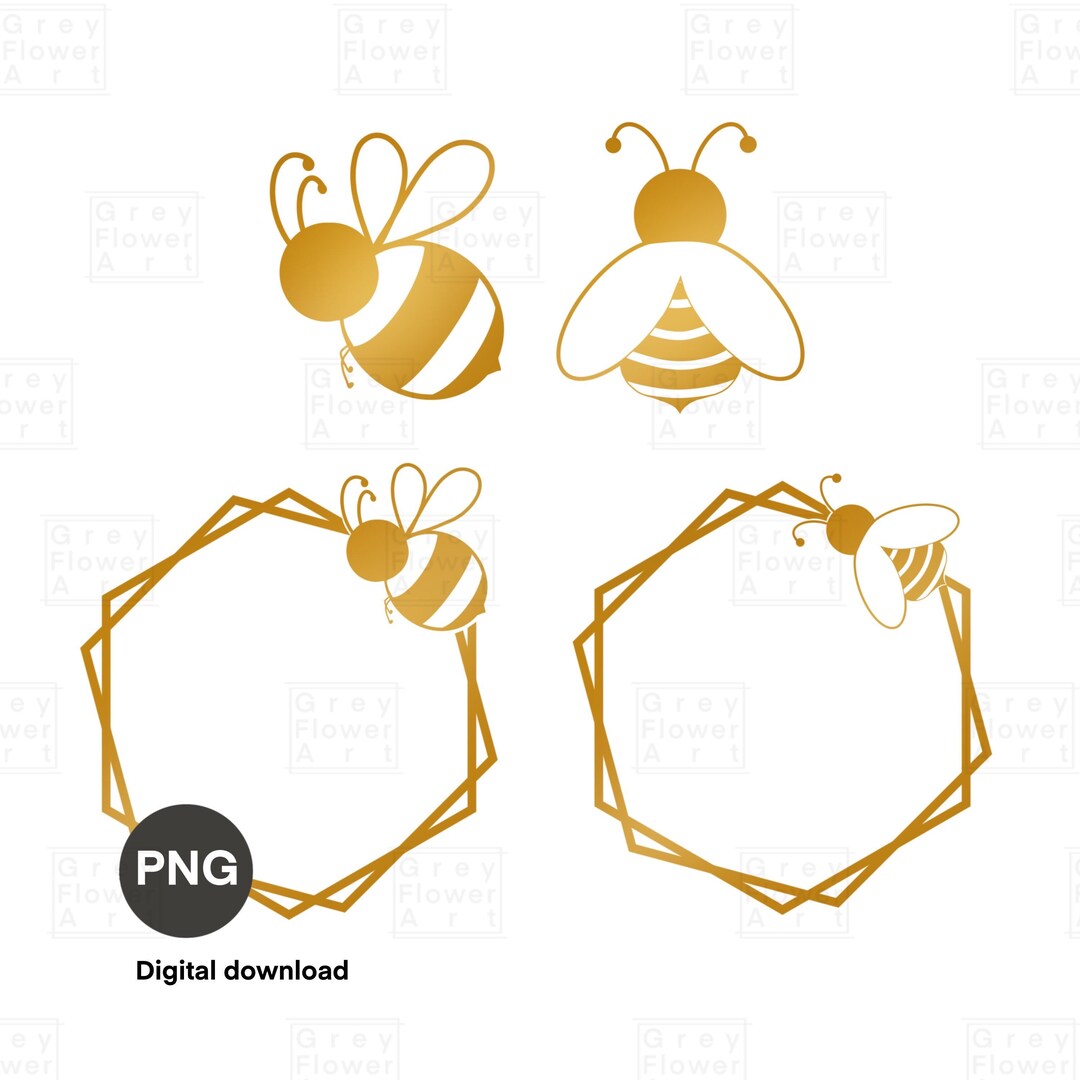 Bee Png, Bees Clipart,bee Png File, Honey Bee, Honey Bee Frame, Honey ...