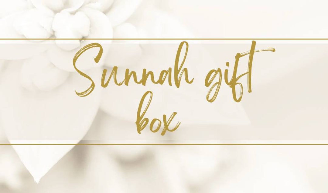 Sunnah Gift Box Islamic Gift/favour - Etsy