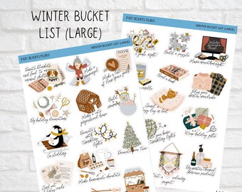 Bucket List Stickers | Etsy