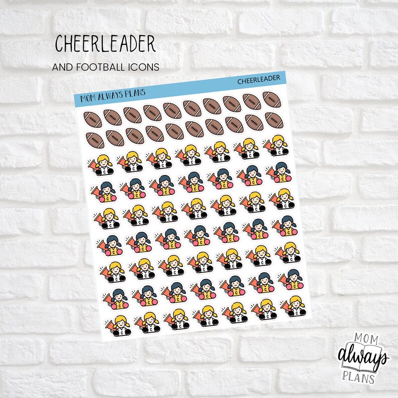 Cheerleader, Football, Cheer - Icons - Etsy