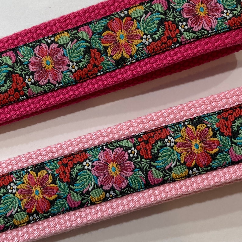 Wildflowers Jacquard Ribbon Key Fob Wristlet Keychain Keyring - Etsy