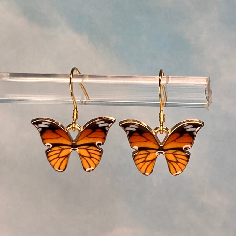 Butterfly Earrings - Etsy