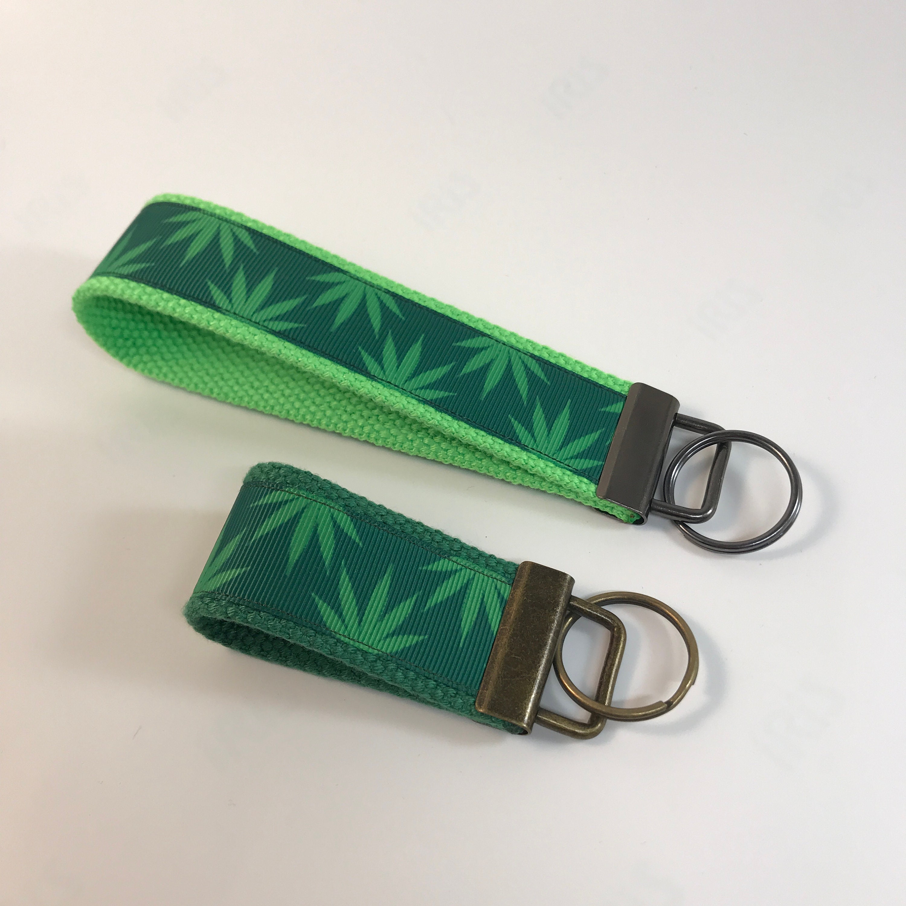 Marijuana Leaves Pot Leaves Cannabis Key Fob Wristlet Keychain | Etsy