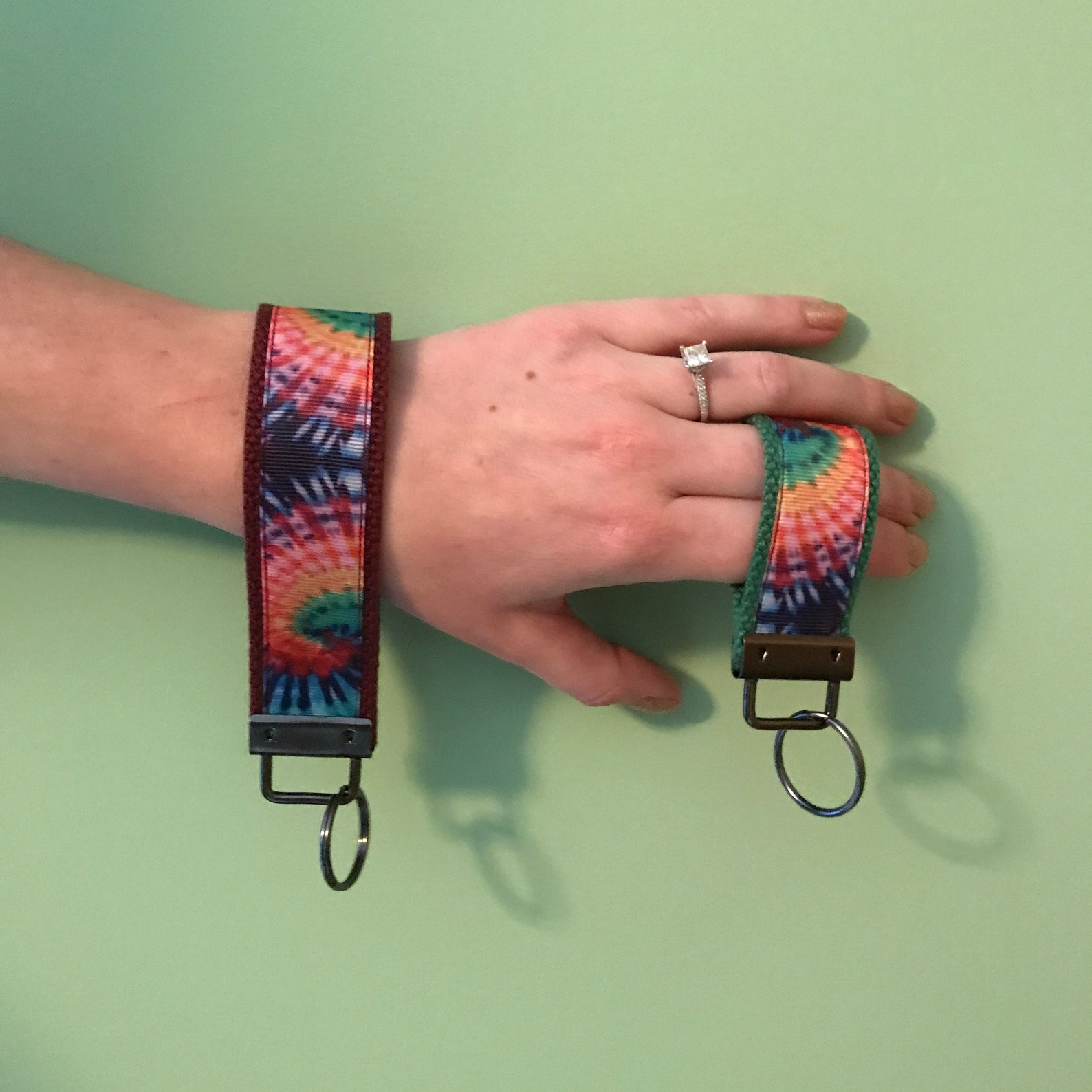 Van Gogh Starry Night Key Fob Wristlet Keychain Keyring - Etsy