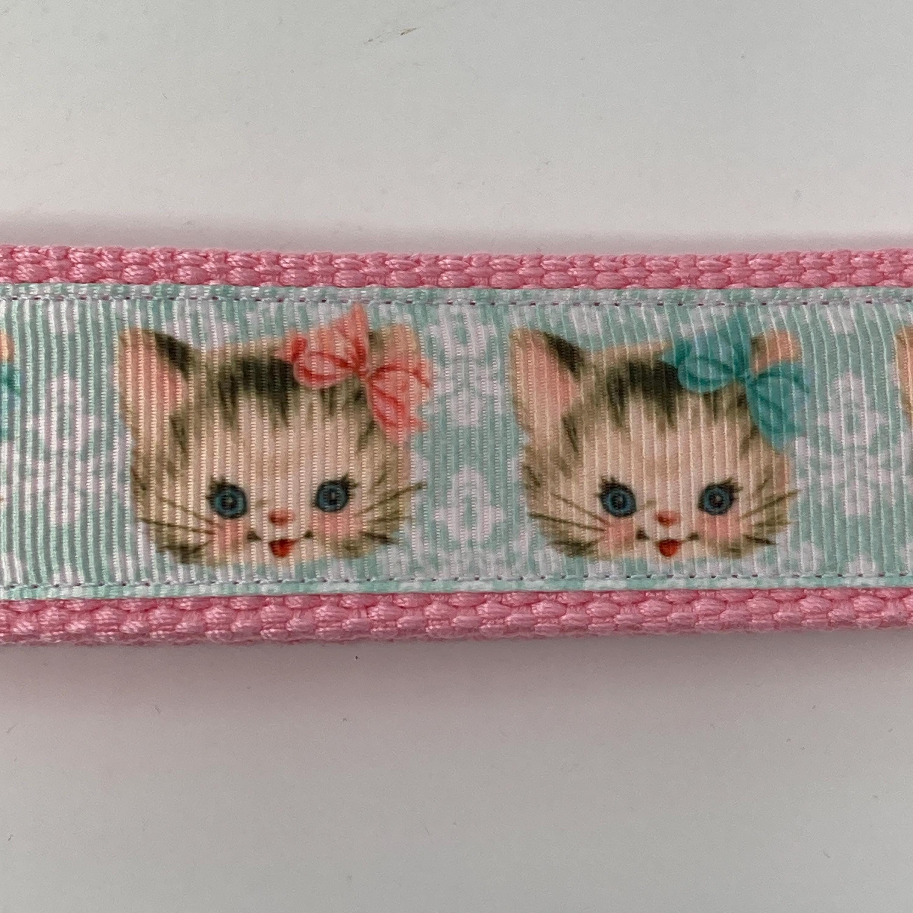Vintage Kitten Cat Key Fob Wristlet Keychain Keyring, Birthday Gift - Etsy
