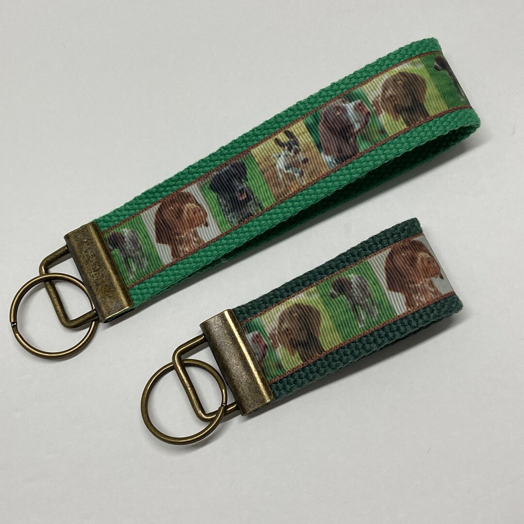 Hunting Dogs, Hound Dogs Key Fob, Wristlet Keychain Keyring - Etsy