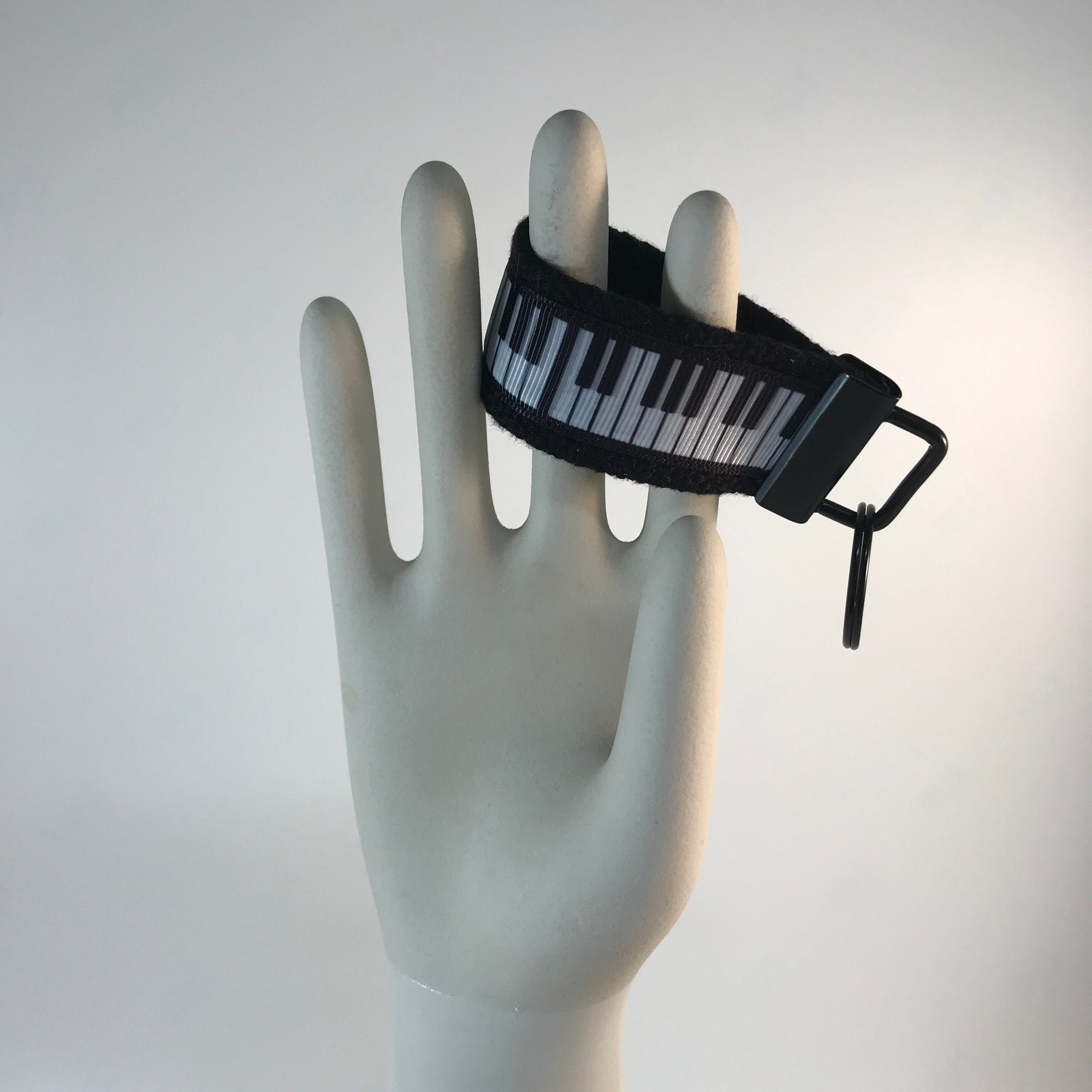 Piano Keyboard Key Fob Wristlet Keychain Keyring, Gift for Musician ...