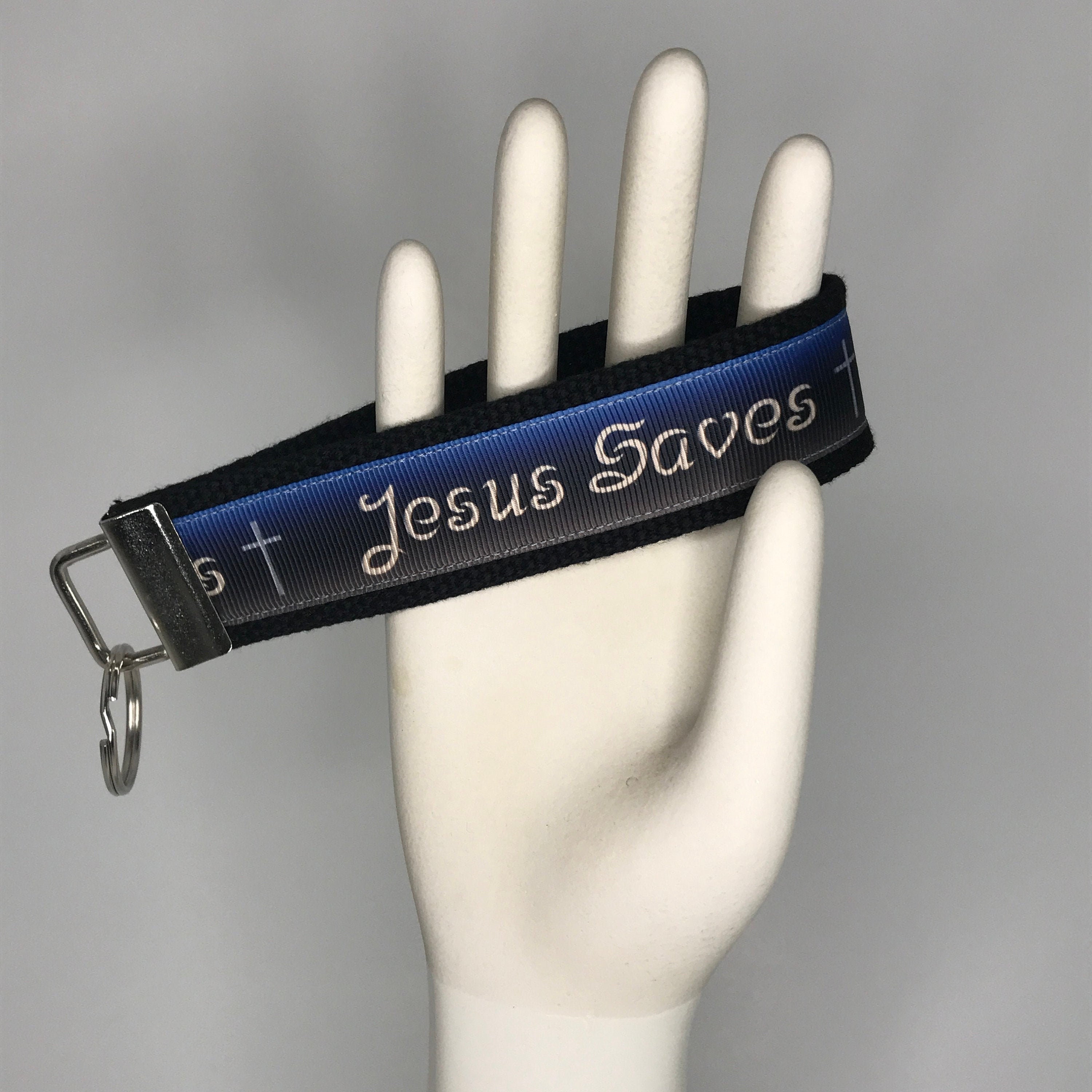 Christian jesus Saves Key Fob Wristlet Keychain - Etsy