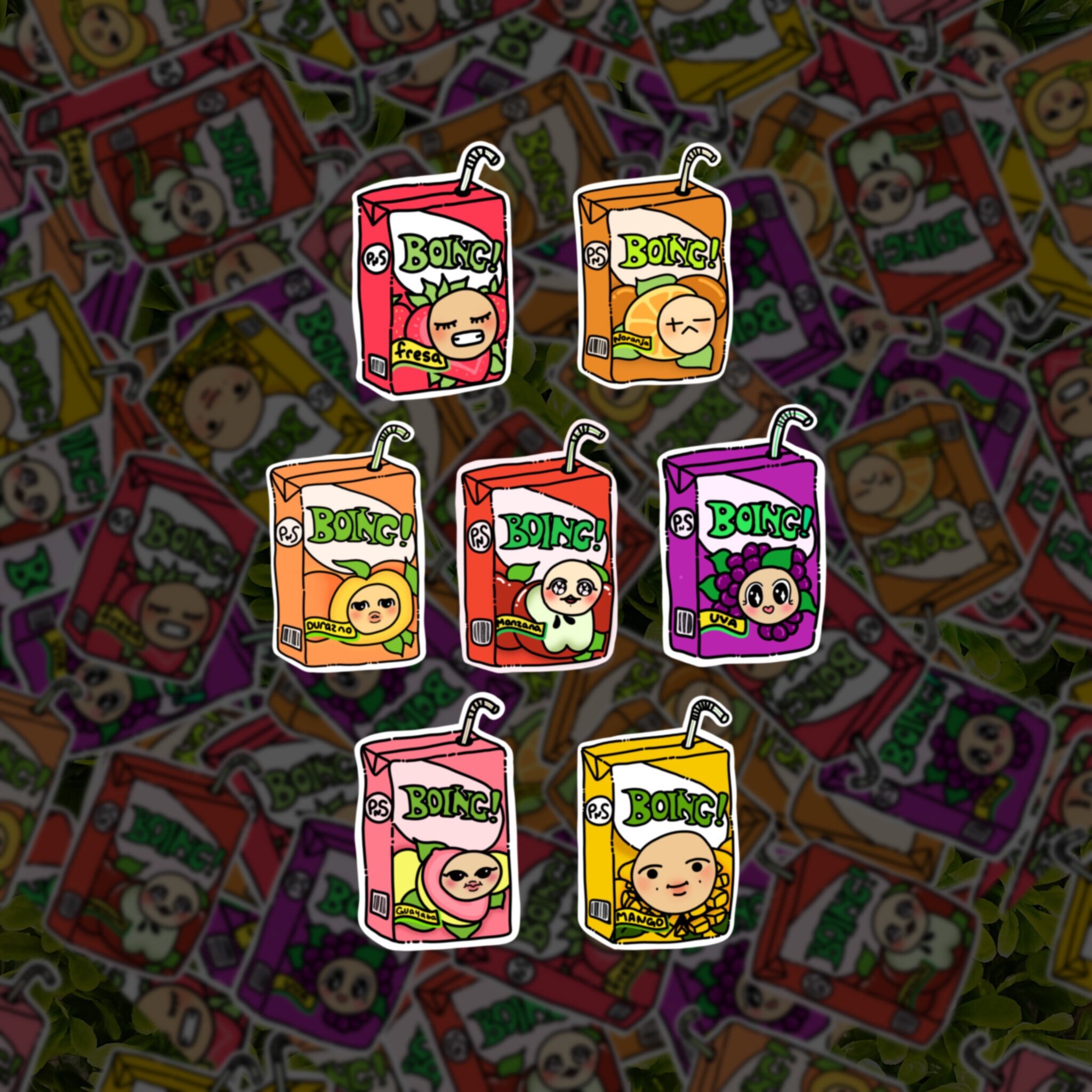BTS Boing Mexican Juice Boxes Die Cut Sticker for Stationary Laptop ...
