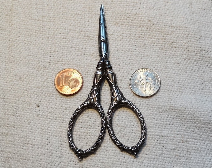 Antique Silver Embroidery Scissors/sewing Scissors/decorative Scissors ...