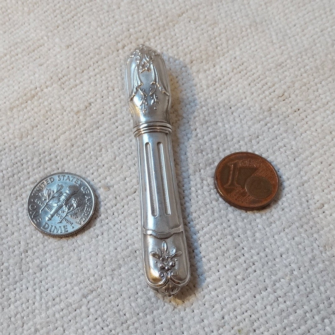 Art Nouveau Silver Needle Case/french Hallmarked Silver Needle - Etsy