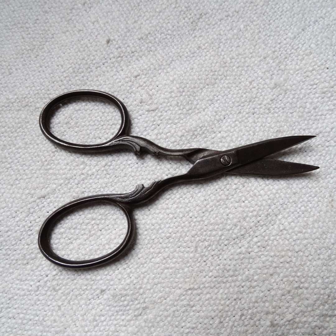 Antique Embroidery Scissors/sewing Scissors/decorative Cut Steel ...