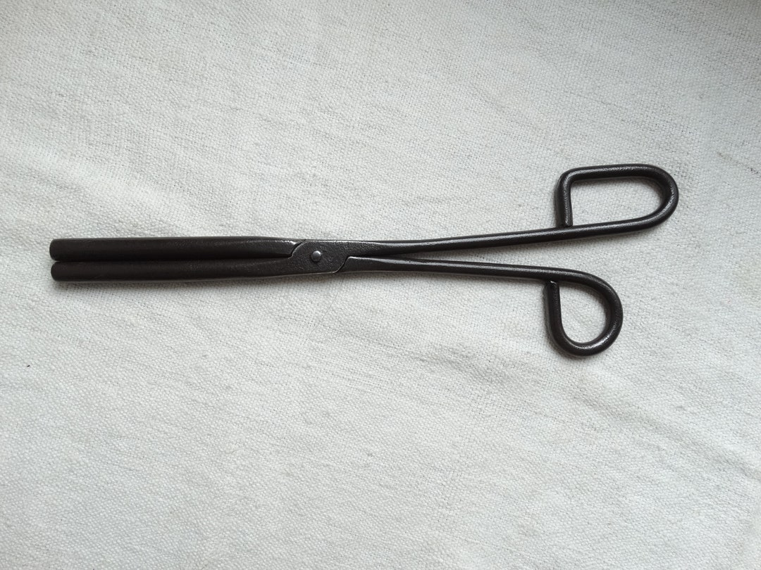 Antique Goffering Tongs/iron Lace Tongs/french Ruffle Irons/ruff Tongs ...