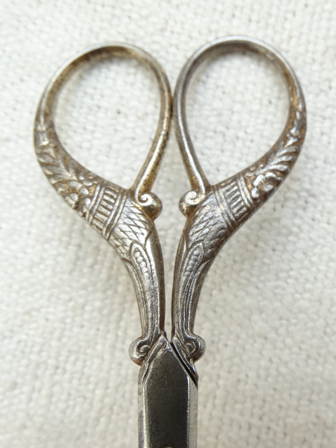 Antique Embroidery Scissors/curved Tip Scissors/sewing Scissors ...