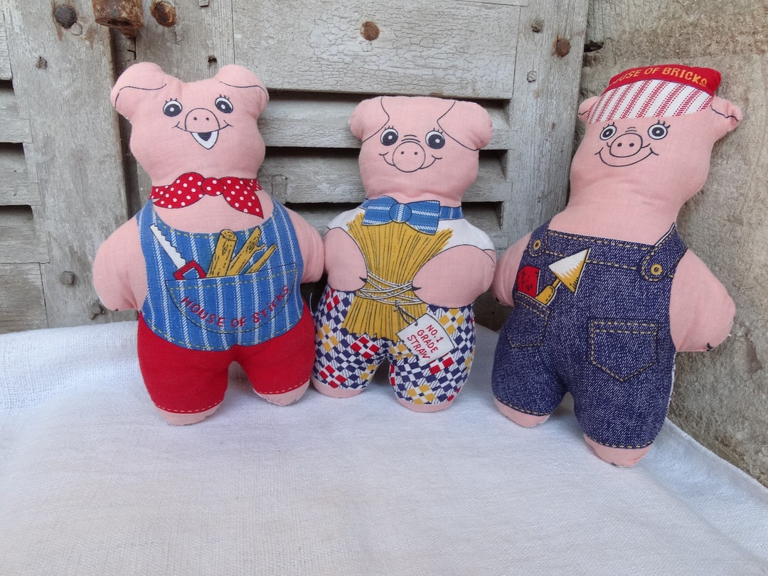 3 Little Pigs/cranston Cut and Sew Pigs/children's Story Characters ...
