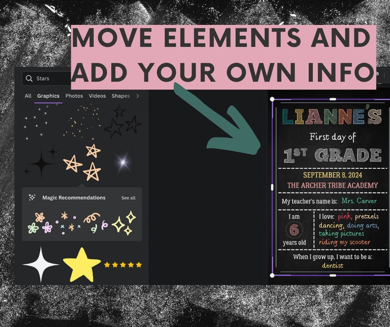 4 First Day of School Printable Signs Editable Back to School Signs ...