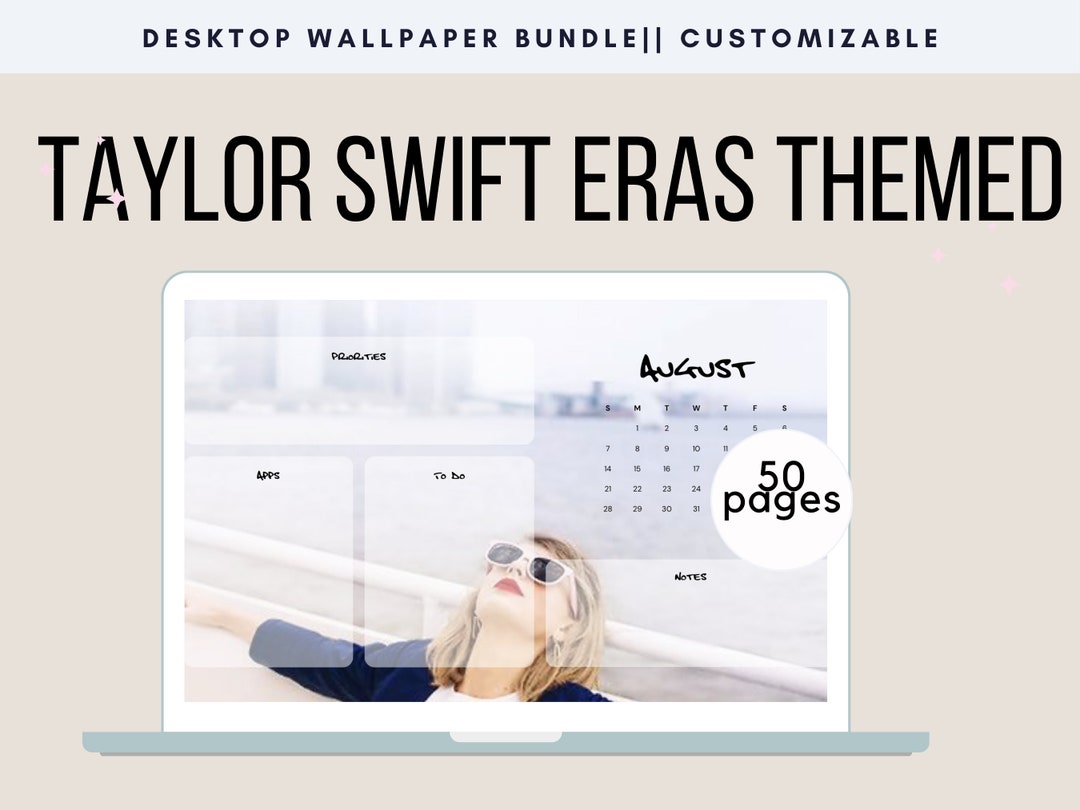 Taylor Swift Eras Themed Desktop Wallpaper Bundle - Etsy