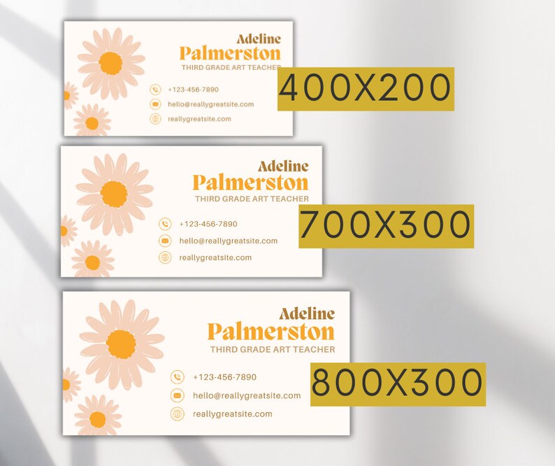 Teacher Email Signature Bundle | Email Signature Templates for Teachers ...