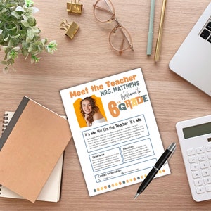 EDITABLE Meet the Teacher | 8 Meet the Teacher Templates | Edit in ...