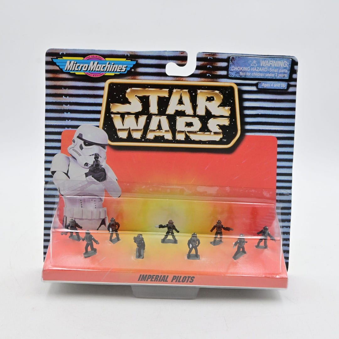Star Wars Micro Machines Imperial Pilots Collectible Figures by Galoob ...