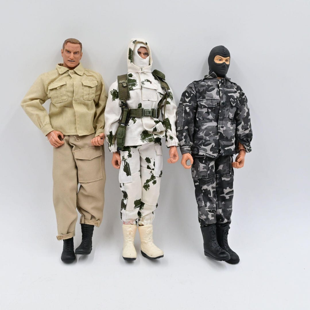 Vintage 1990s 21st Century Toys Combat Soldier 12" Action Figures ...