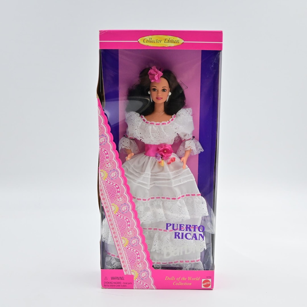 Vintage 1996 Barbie Puerto Rican Dolls of the World Mexican - Etsy