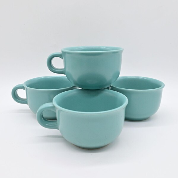 Turquoise Tea Cup - Etsy
