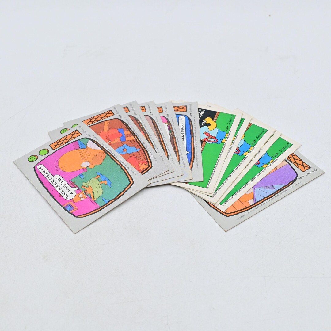Vintage 1990 the Simpsons Trading Cards Lot of 13 - Etsy