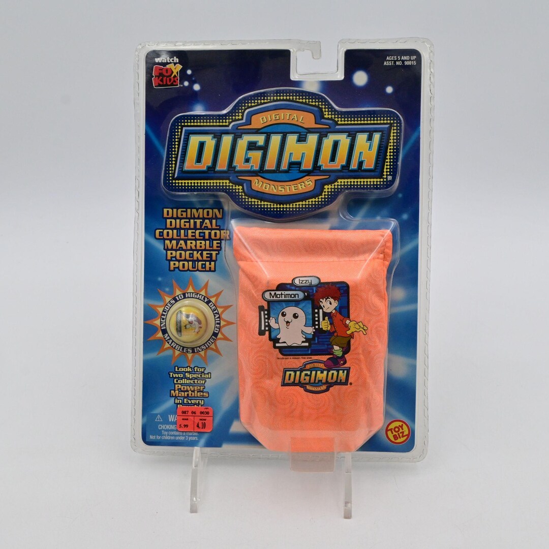 Digimon Digital Collector Marble Pocket Pouch Orange Edition Sealed - Etsy