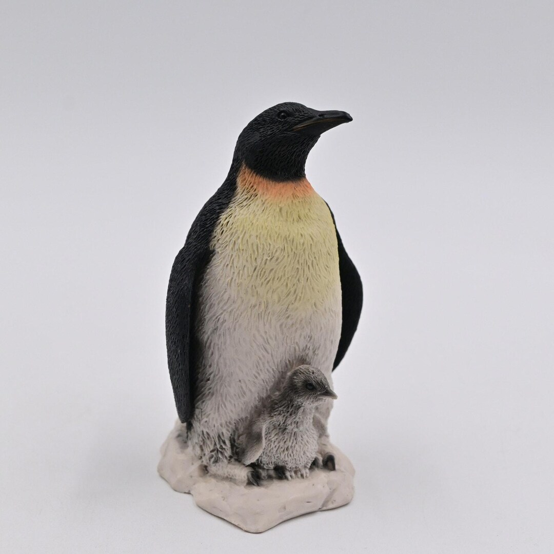 Vintage 1988 Castagna Penguin With Baby Figure - Etsy