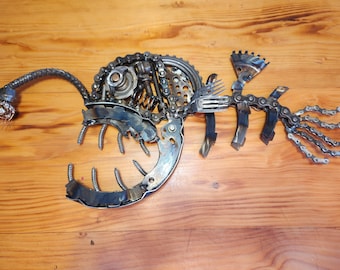 Scrap Metal Fish - Etsy