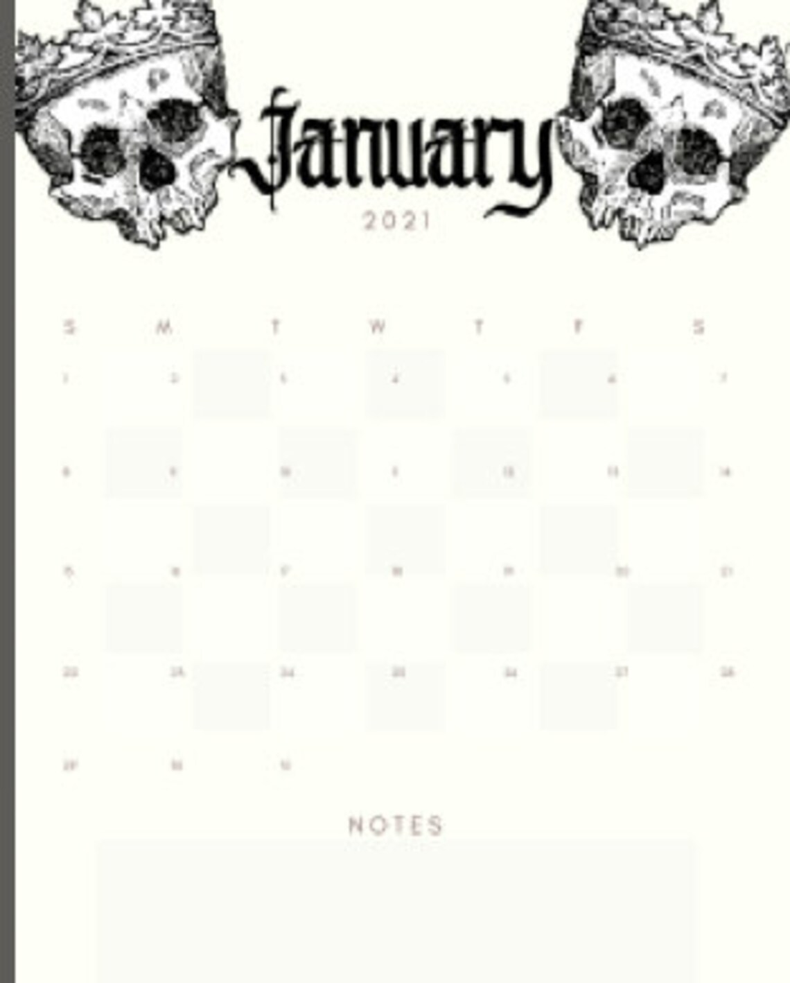 Full Gothic Planner Bundle Digital Download Full Set | Etsy