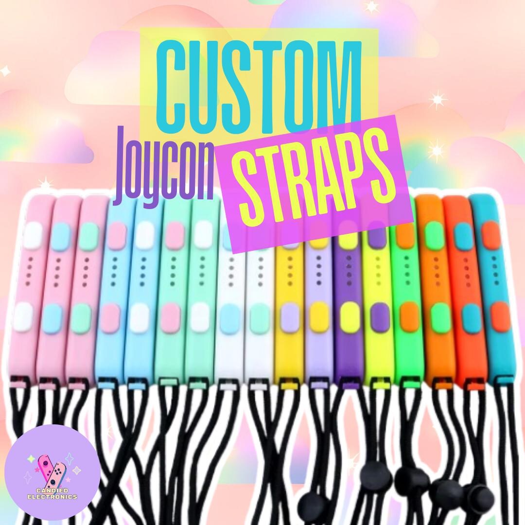 Custom Nintendo Switch OLED Wrist Strap | Customized Joy-con Band ...
