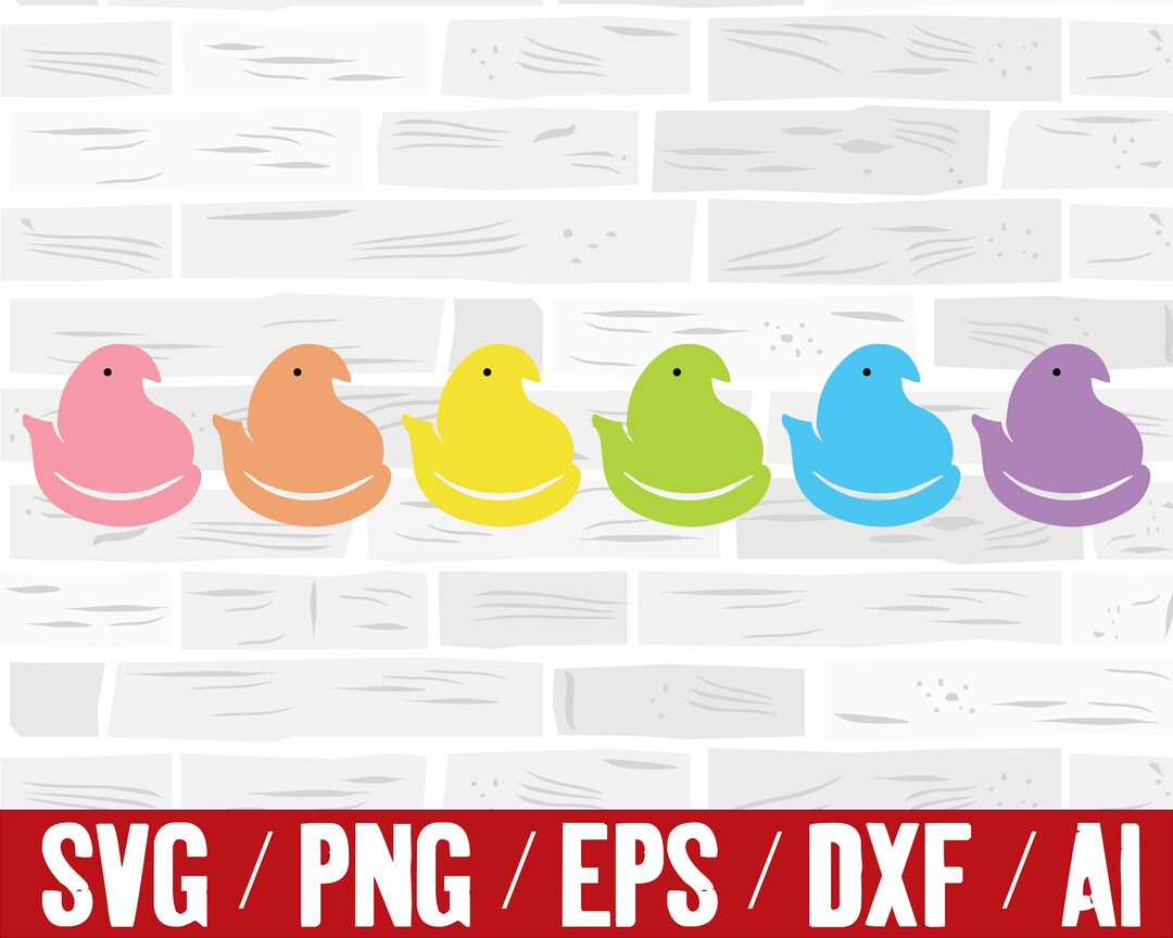 Chicks Easter SVG Marshmallow SVG Spring Easter SVG Files for Cricut ...