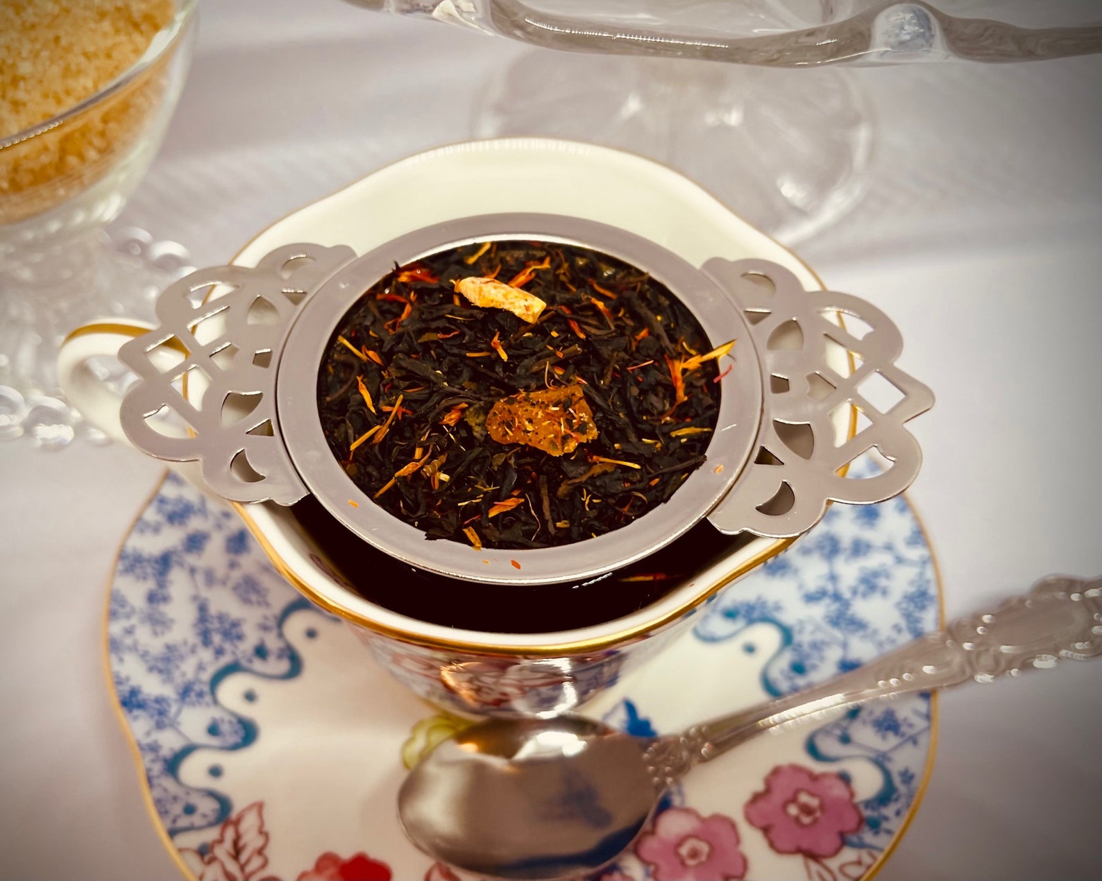 Edwardian Tea Strainer | English Tea Strainer | Victorian Tea Strainer ...