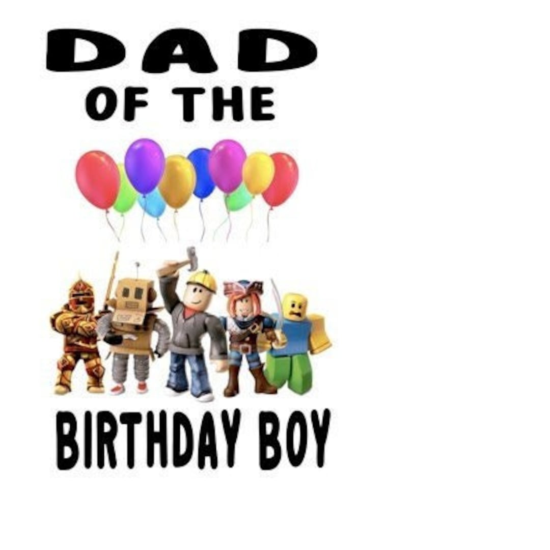 Dad of the Birthday Boy Rob - Etsy